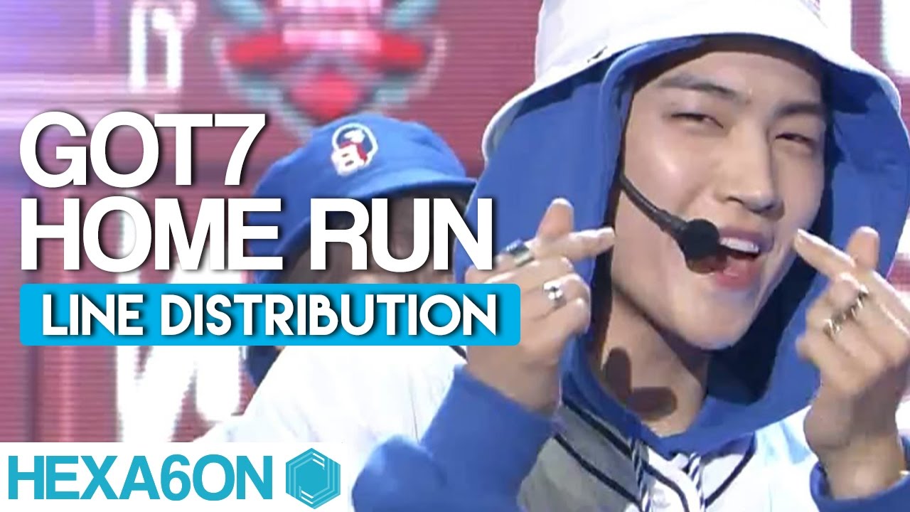 GOT7 - Home Run Line Distribution (Color Coded) - YouTube