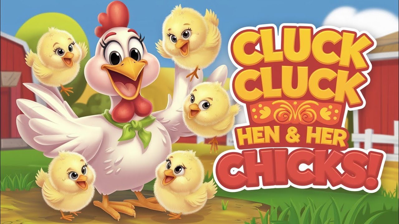 "Cluck Cluck Hen and Her Chicks | Fun Kids Poem with Cute Chicks ...