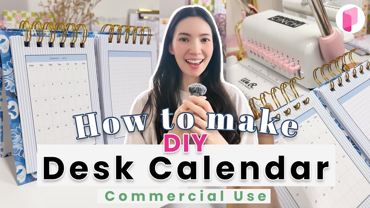 DIY Desk Calendar - Tutorial - YouTube
