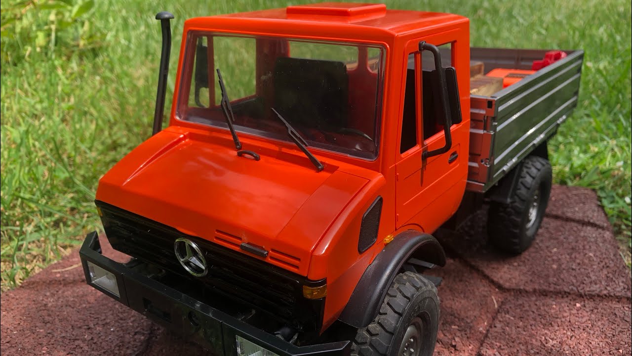 LDRC LD1201 Unimog 1/12 scale dual motor 4x4 - YouTube