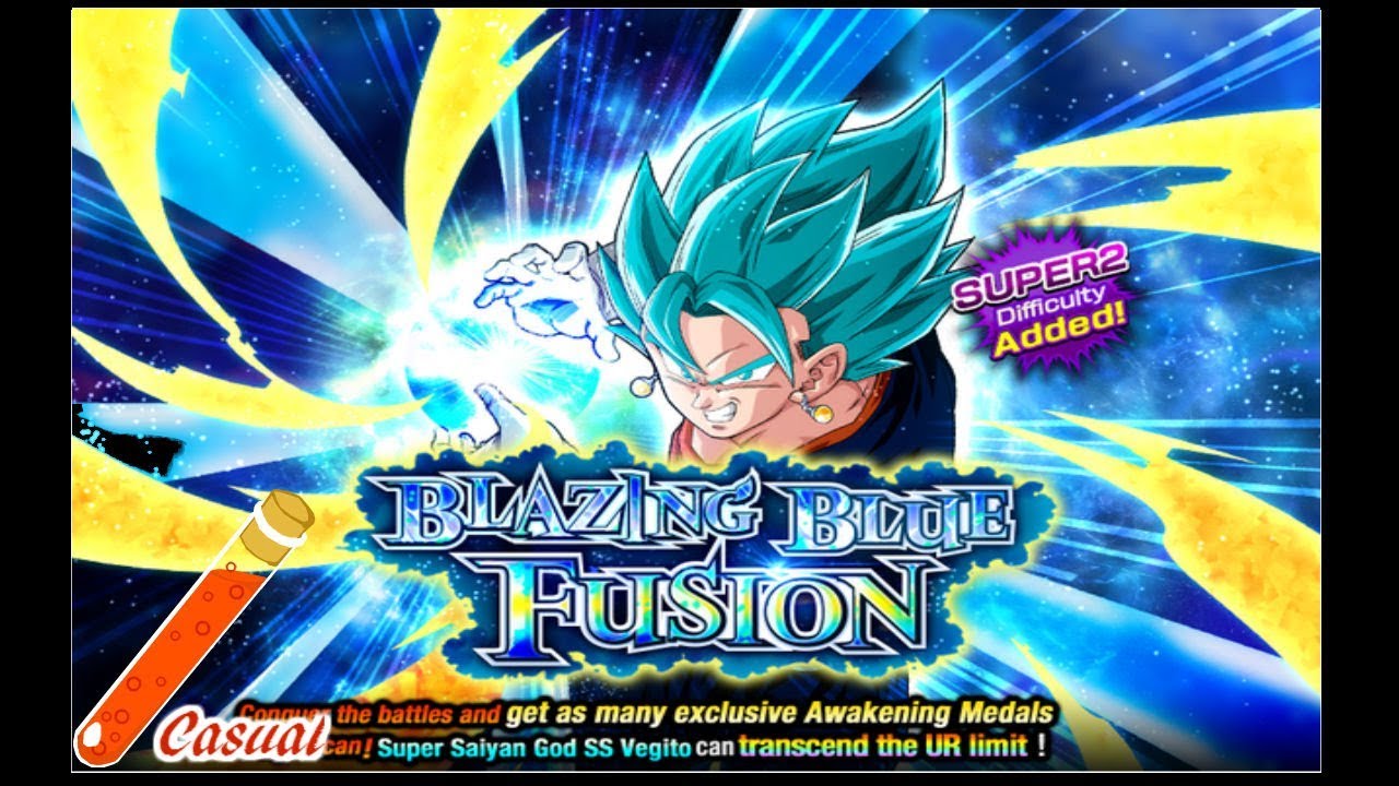 DBZ: Dokkan Battle | Blazing Blue Fusion | Vegito Blue (Super2) - YouTube