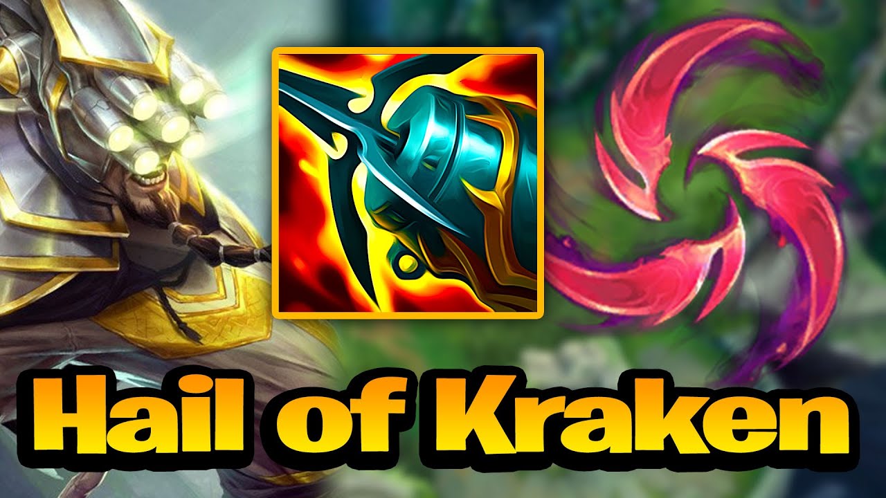 Buffed Kraken with Hail of Blades on Master Yi - Bronze to Masters ...