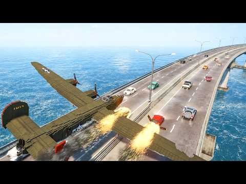 B-24 Plane Crash Test | Teardown Physics
