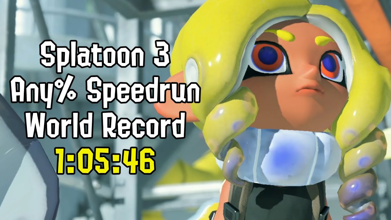[FWR] Splatoon 3 Any% Speedrun in 1:05:46 - YouTube