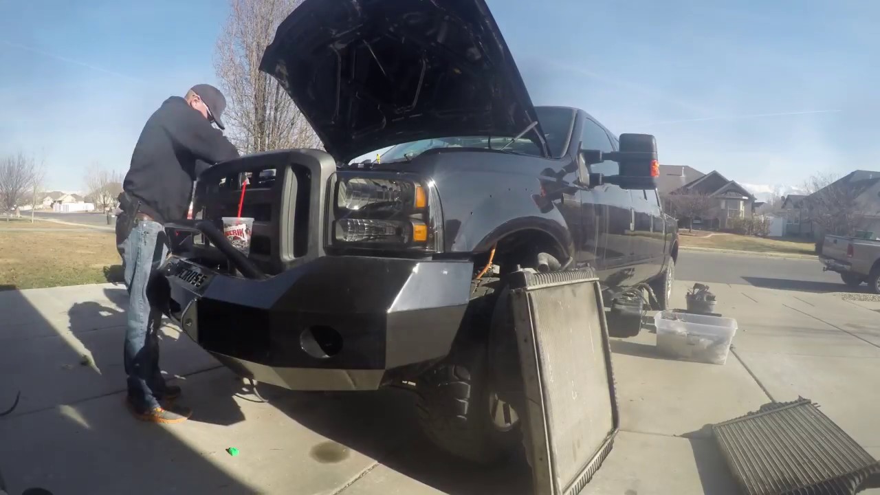 Building a 6-Door Superduty: Radiator Sandwich - YouTube