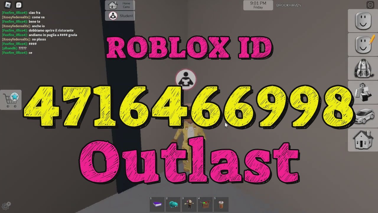 OUTLAST Roblox Song Codes - YouTube