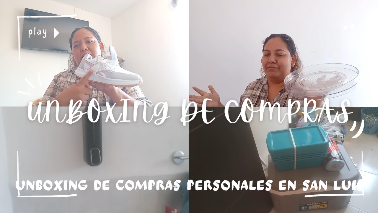 UNBOXING DE COMPRAS PERSONALES EN SAN LUIS - YouTube