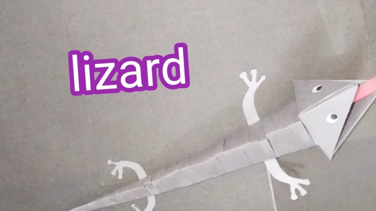 How to make a paper Lizard 🦎 - YouTube