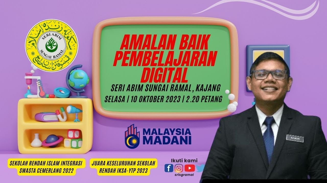 LIVE! AMALAN BAIK PEMBELAJARAN DIGITAL - YouTube