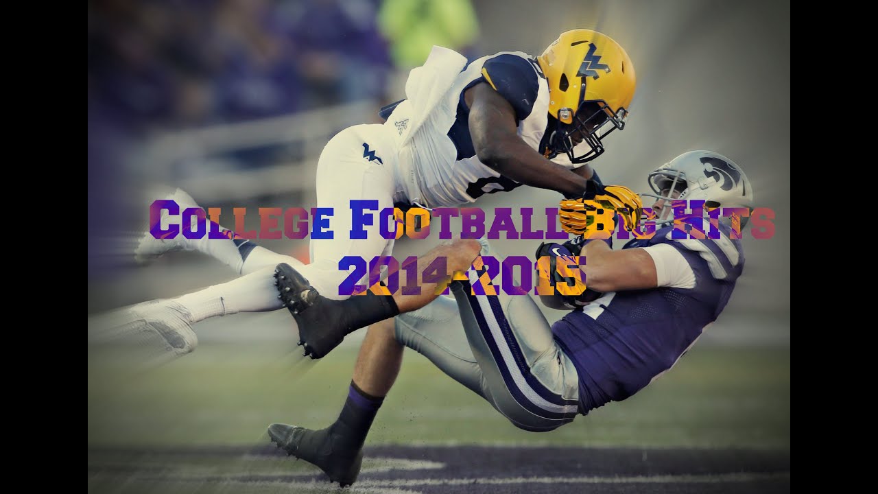 College Football | 2014-2015 Big Hits | HD - YouTube
