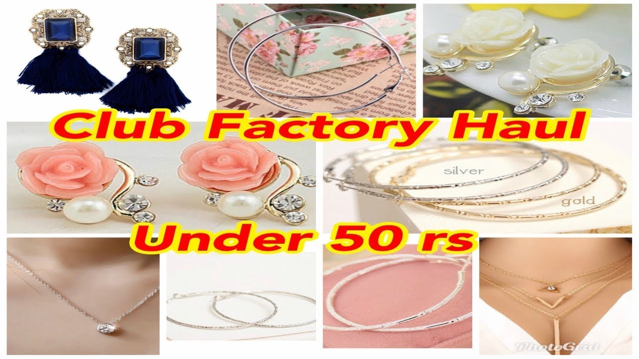 Club Factory Haul Under 50 rs 2018 | Cheapest Jewelry Haul | Cheap Club ...
