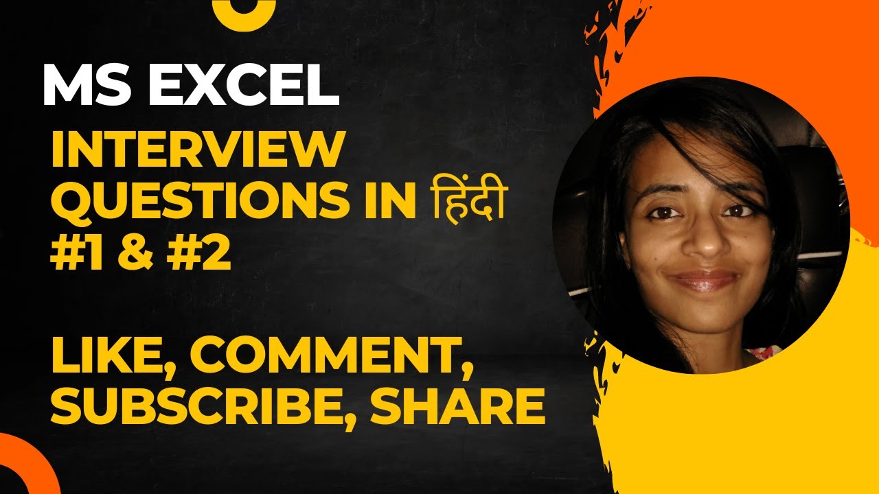 Excel Job Interview Questions In Hindi Excel Tutorials For Beginners Freelancer Excel Expert