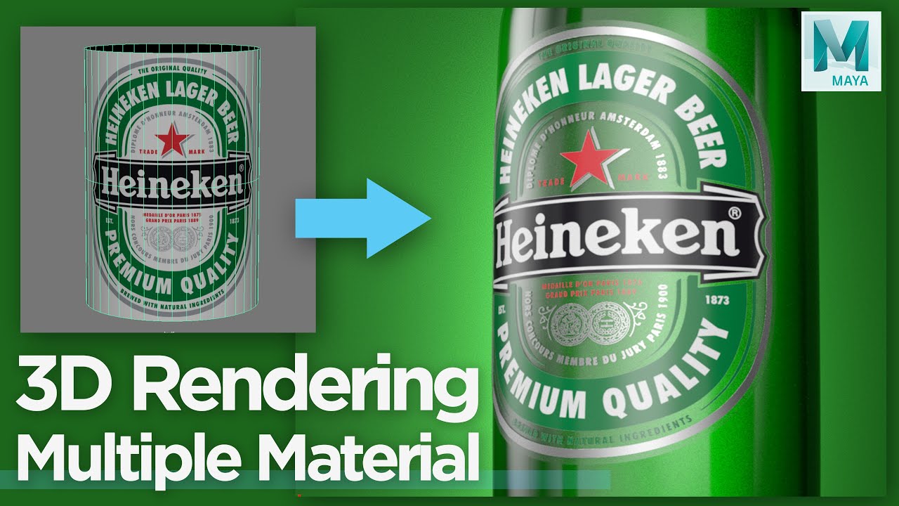 How to Apply Multiple Materials on a Single Object, with Arnold ...