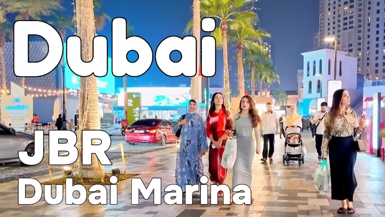 Dubai 🇦🇪 The Walk JBR, Dubai Marina [4K] Walking Tour - YouTube