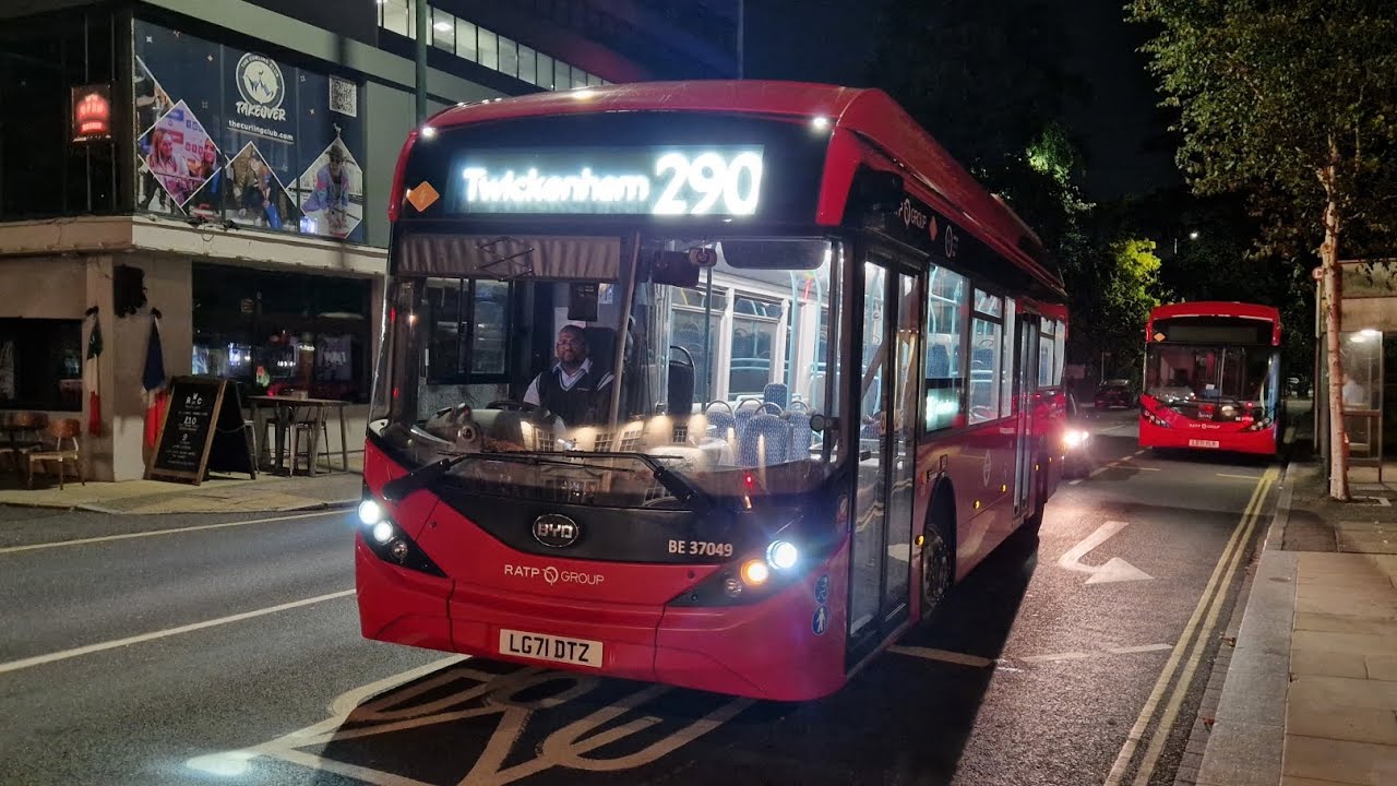 FRV | LONDON BUS 290 STAINES - TWICKENHAM (LG71DTZ) BE37049 - YouTube