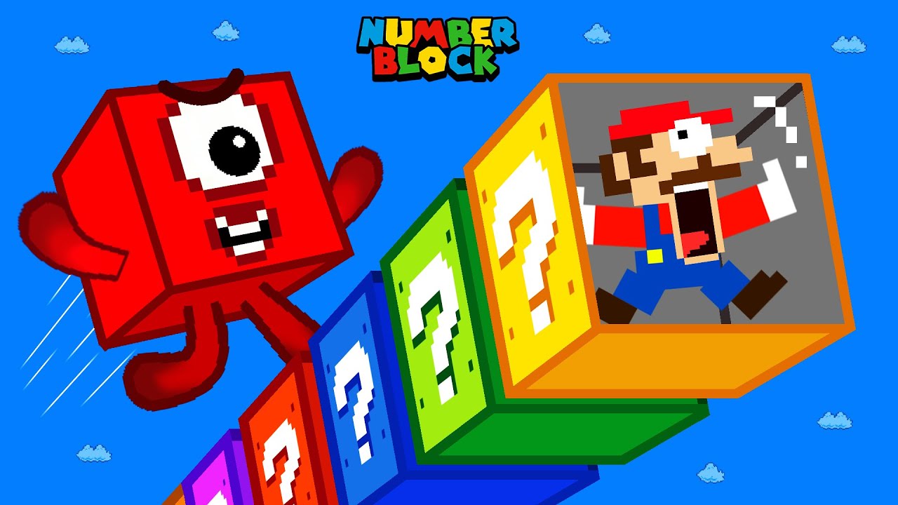 Mario using Itemblocks to HIDE and SEEK Numerickblocks in Super Mario ...