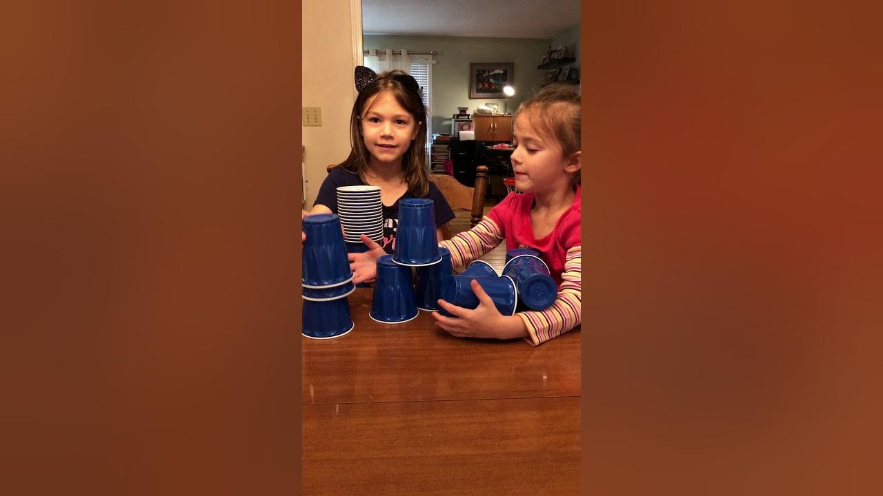 Math Cup Stacking Game 5-1 - YouTube