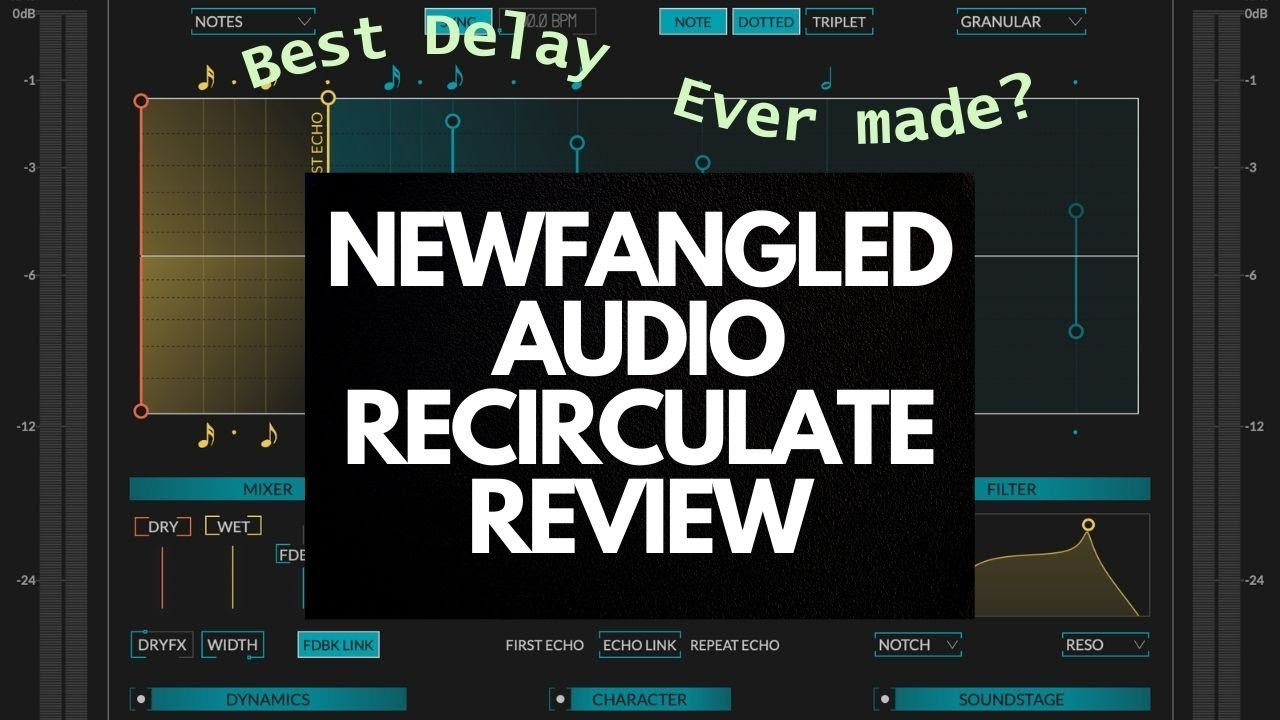 Newfangled Audio Recircualte! Best Delay Plugin Ever? - YouTube
