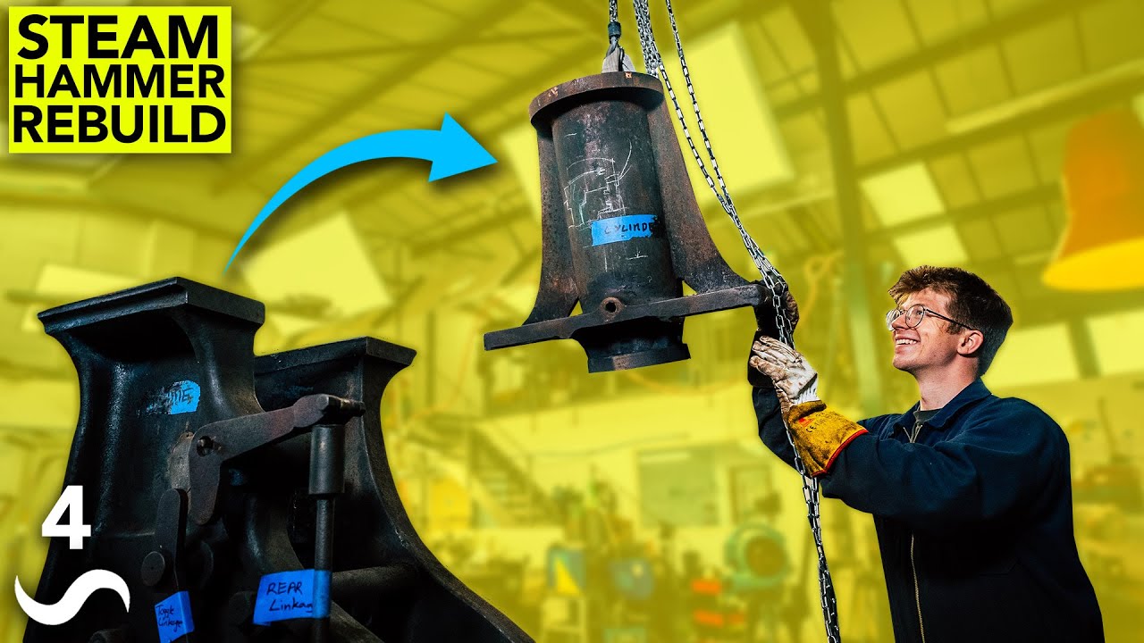 FIXING A 1900's STEAM HAMMER! Pt. 4 - YouTube