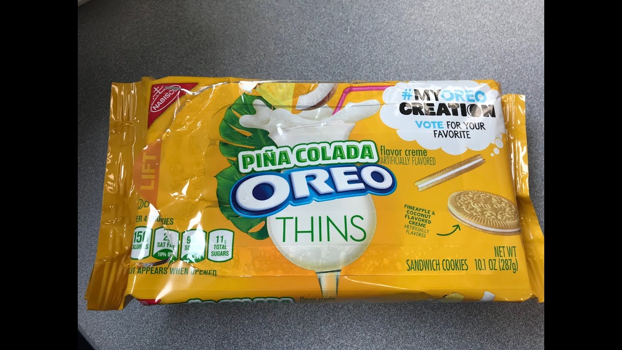 Oreo Review: Pina Colada and Cherry Coke - YouTube