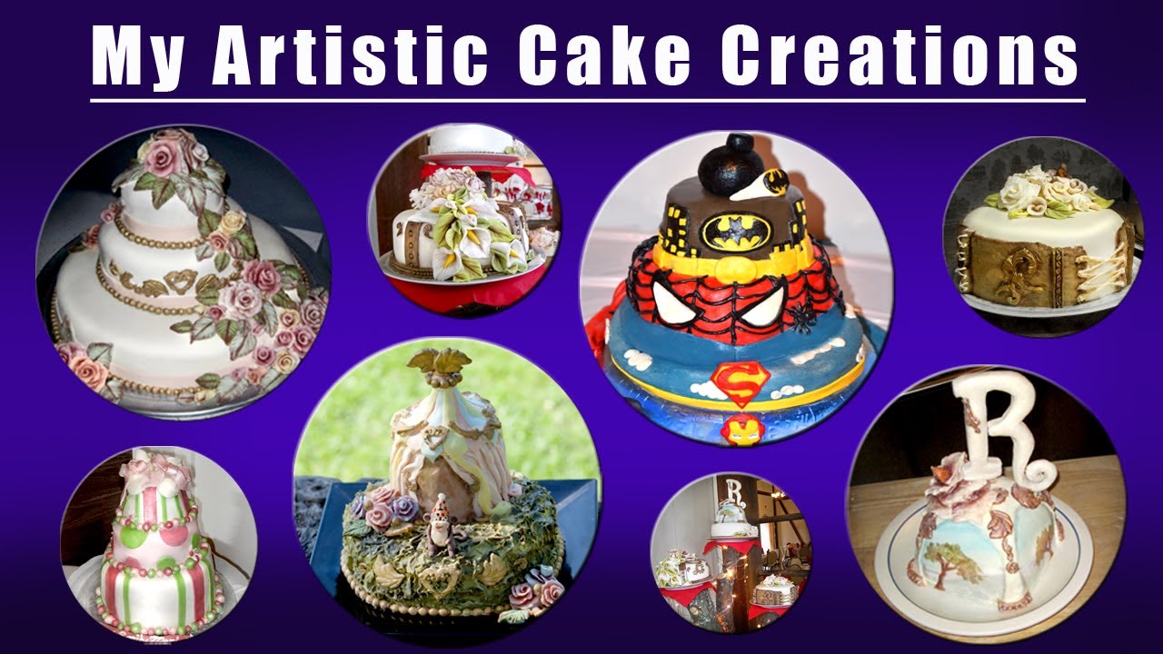 Artistic Cake Creations I've Made Using DIY Marshmallow Fondant for The ...