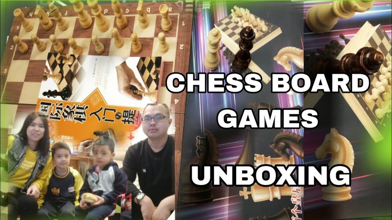 UNBOXING CHESS BOARD - YouTube