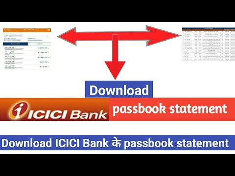 ICICI Bank account ka passbook / statement download kaise kare ...