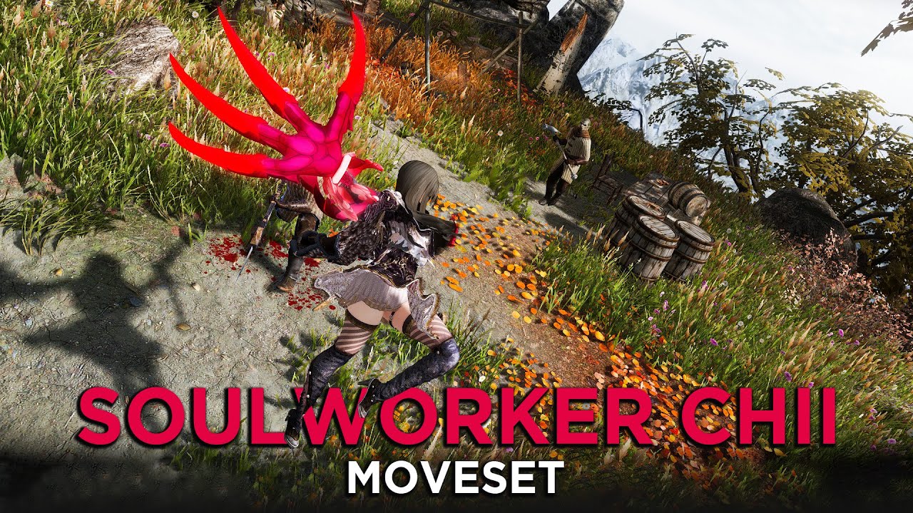 SKYRIM SE: Soulworker Chii - Moveset - YouTube