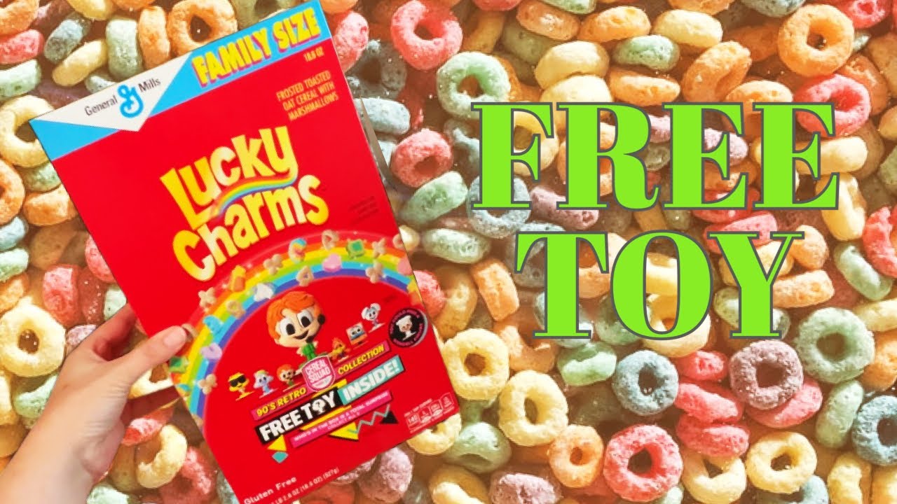 LUCKY CHARMS CEREAL 2022 - Free Toy Inside - YouTube