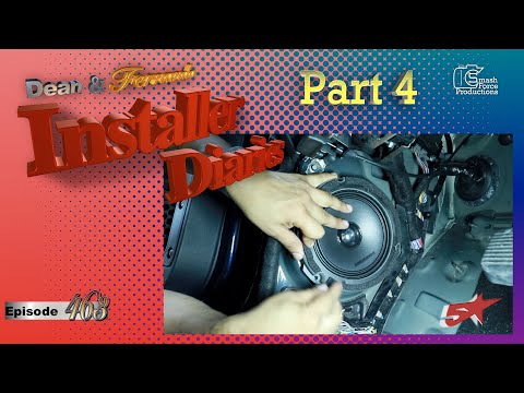 Ford Bronco kick and dash speakers go in start amp rack Installer Diaries part 4