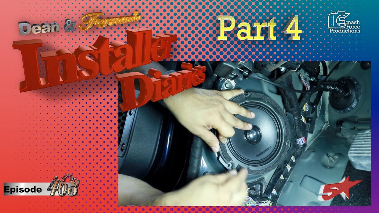 Ford Bronco kick and dash speakers go in start amp rack Installer ...