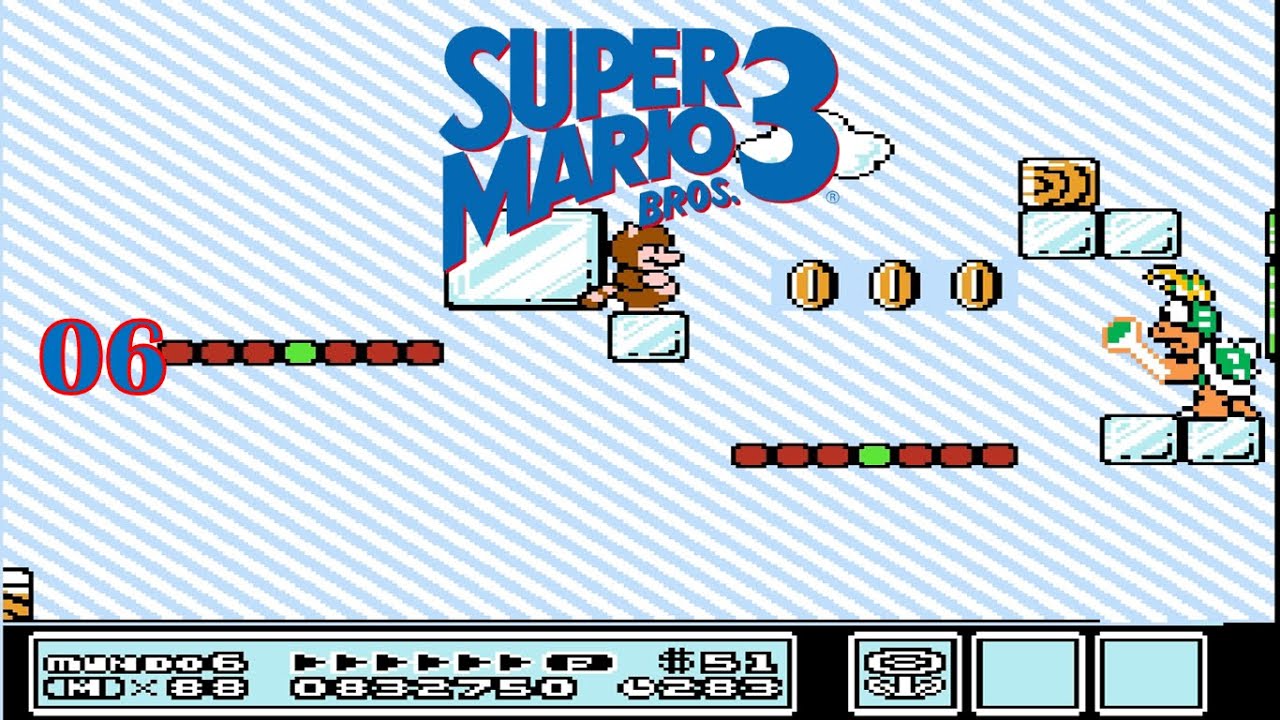 Super Mario Bros. 3 | #6: Saltando sobre hielo - YouTube