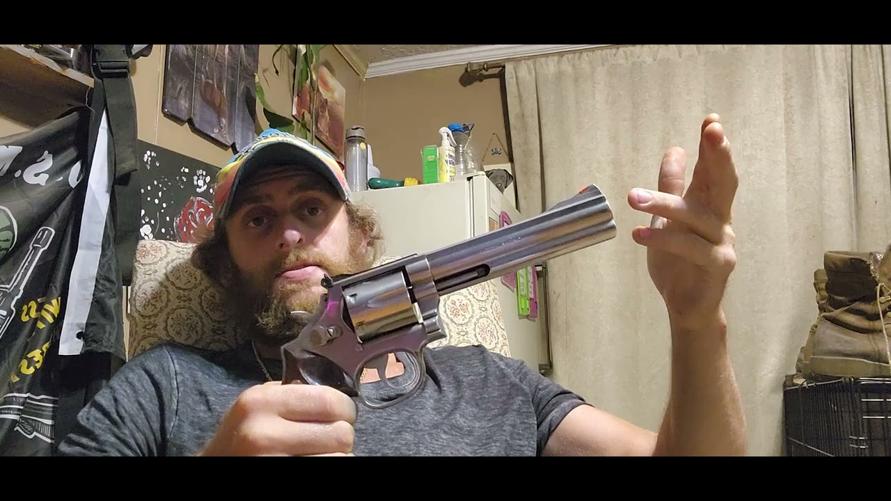 6 inch revolver for concealment? S&W 686-3.....thoughts - YouTube