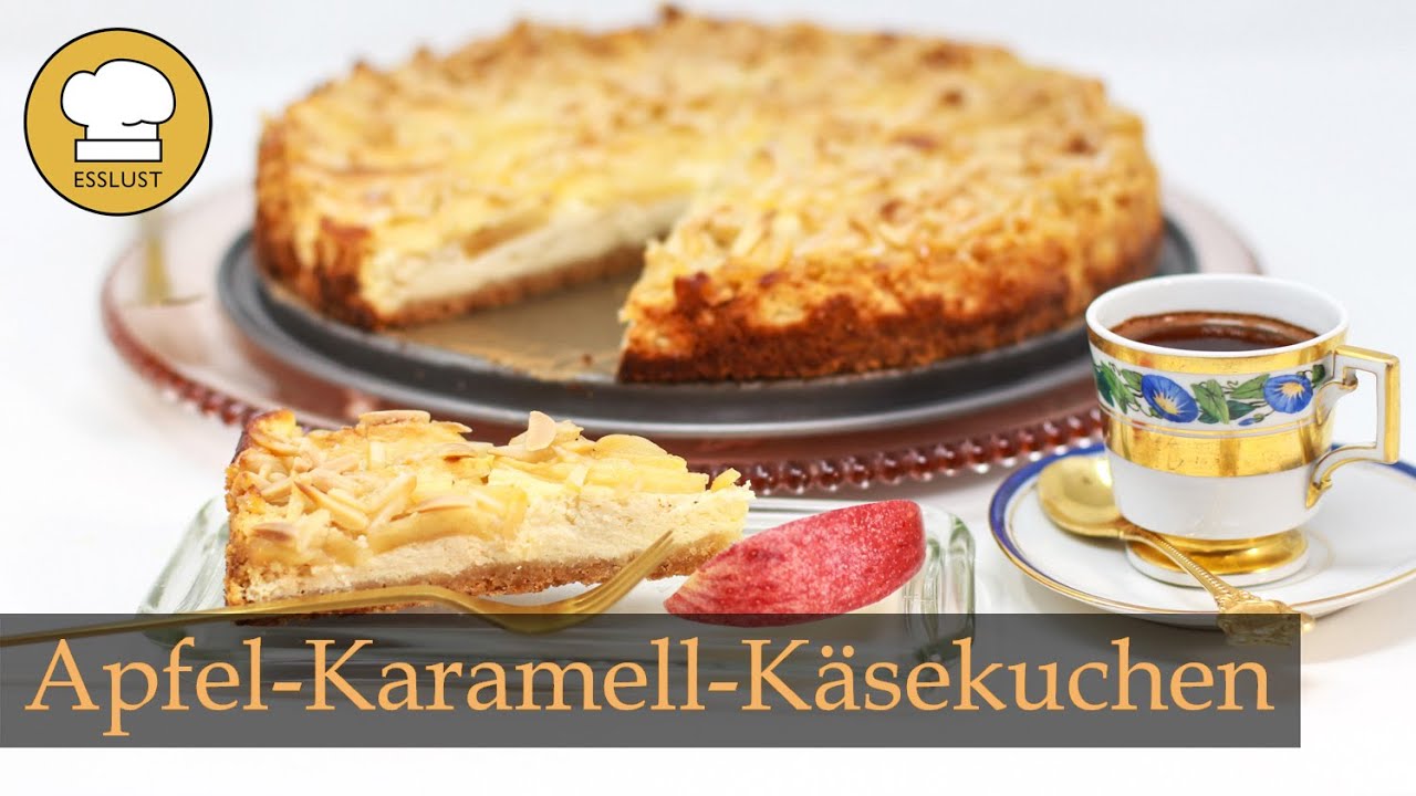 Fruchtiger APFEL-KARAMELL-KÄSEKUCHEN - schmeckt zu jeder Jahreszeit ...
