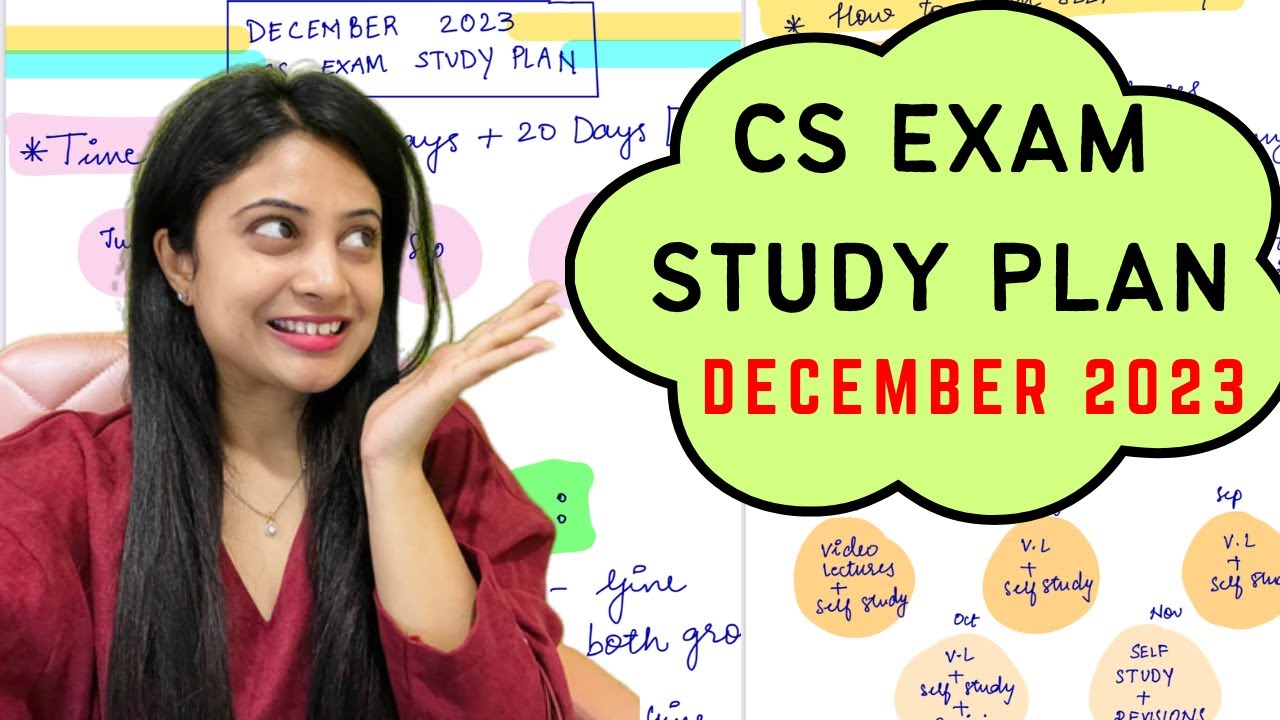 Step-wise Game Plan For December 2023 CS Exams 🎯| CS Study Routine Plan 📖 - YouTube