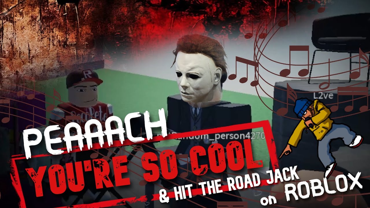 Michael Myers Singing Peaches with a ROBLOX Mic Up Pianist?!? - YouTube