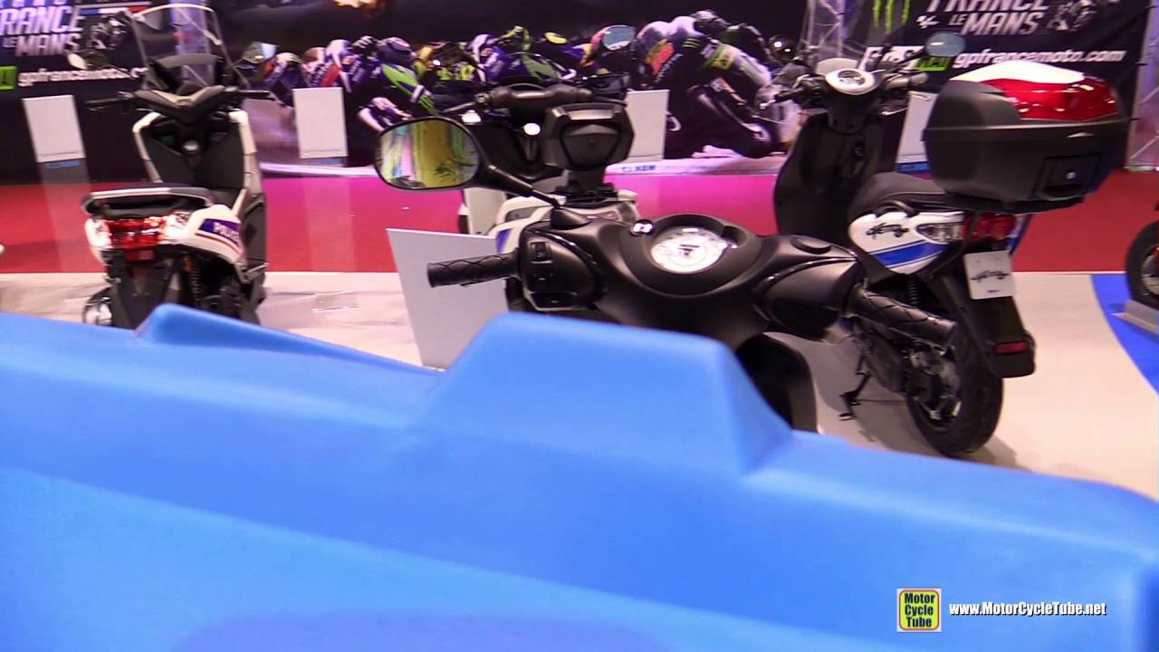 2016 MBK Ovetto One Pro 50 Scooter - Walkaround - 2015 Salon de la Moto ...
