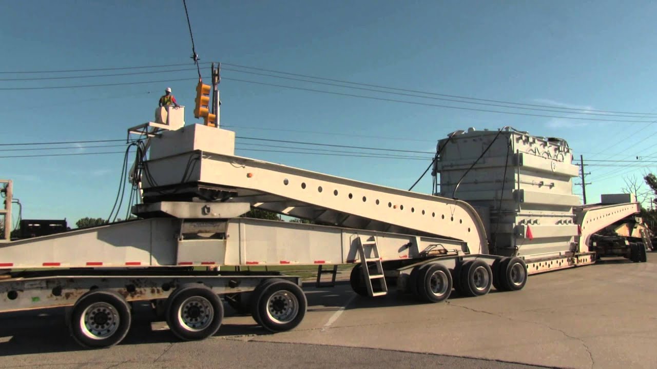 Specialty Worldwide Logistics Transformer Move - YouTube