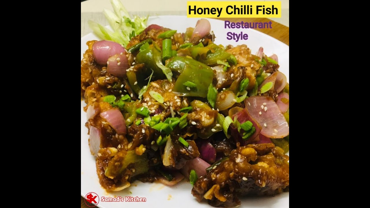 HONEY CHILLI FISH RECIPE | RESTAURANT STYLE CHILLI FISH | chilli fish ...