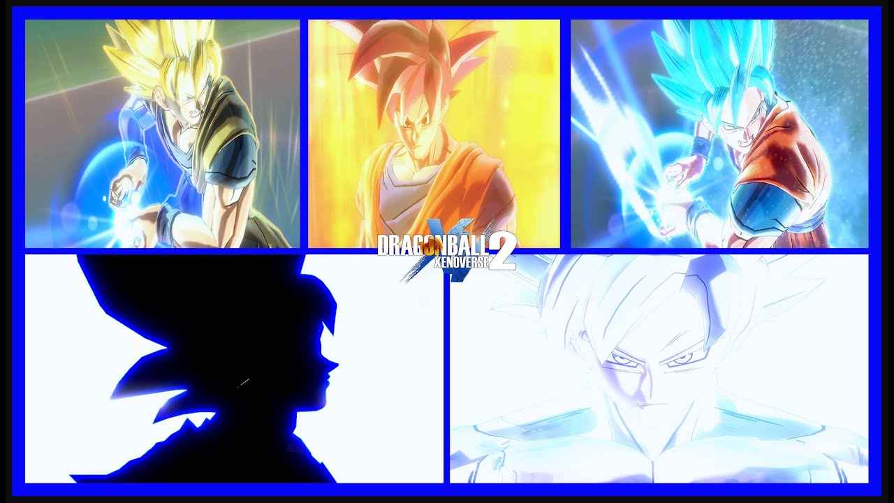 DBXV2 Mods | Son Goku All New SSJ to MUI Skills and Transformation ...