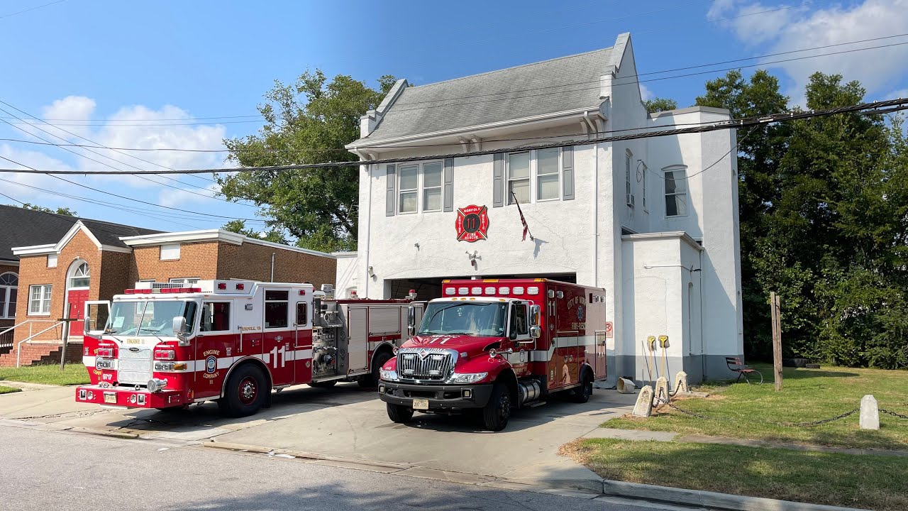 Norfolk Fire Dept Engine and Medic 11 Responding - YouTube