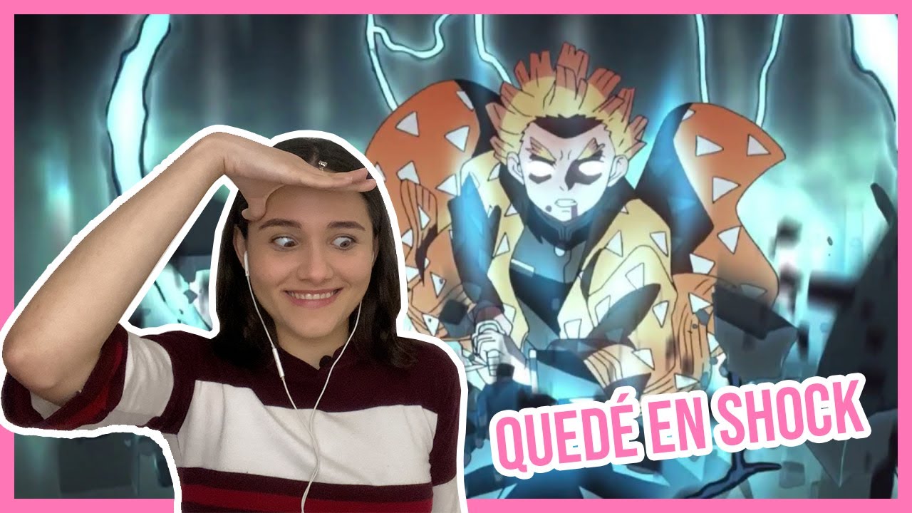 REACCIONO A LA PELEA DE ZENITSU VS DEMONIO ARAÑA - YouTube