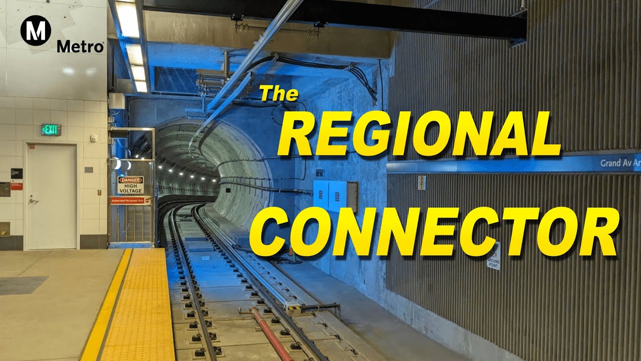 Filling the Gap in LA Metro Light Rail - The Regional Connector - YouTube