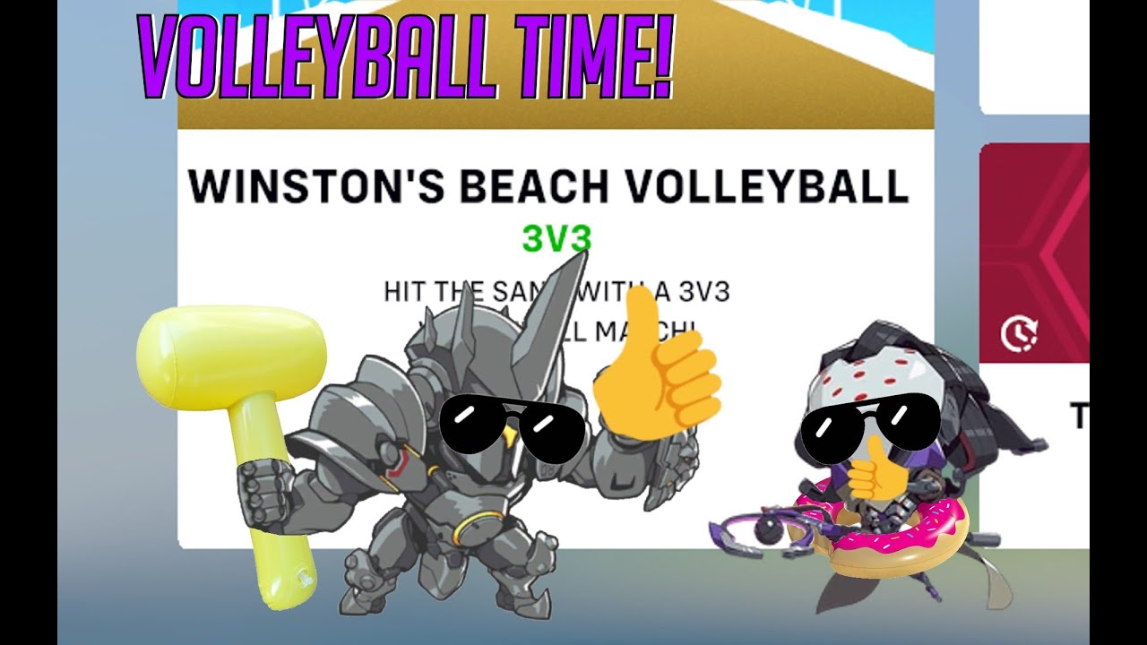 What Playing the New Winston's Beach Volleyball Gamemode is like - YouTube