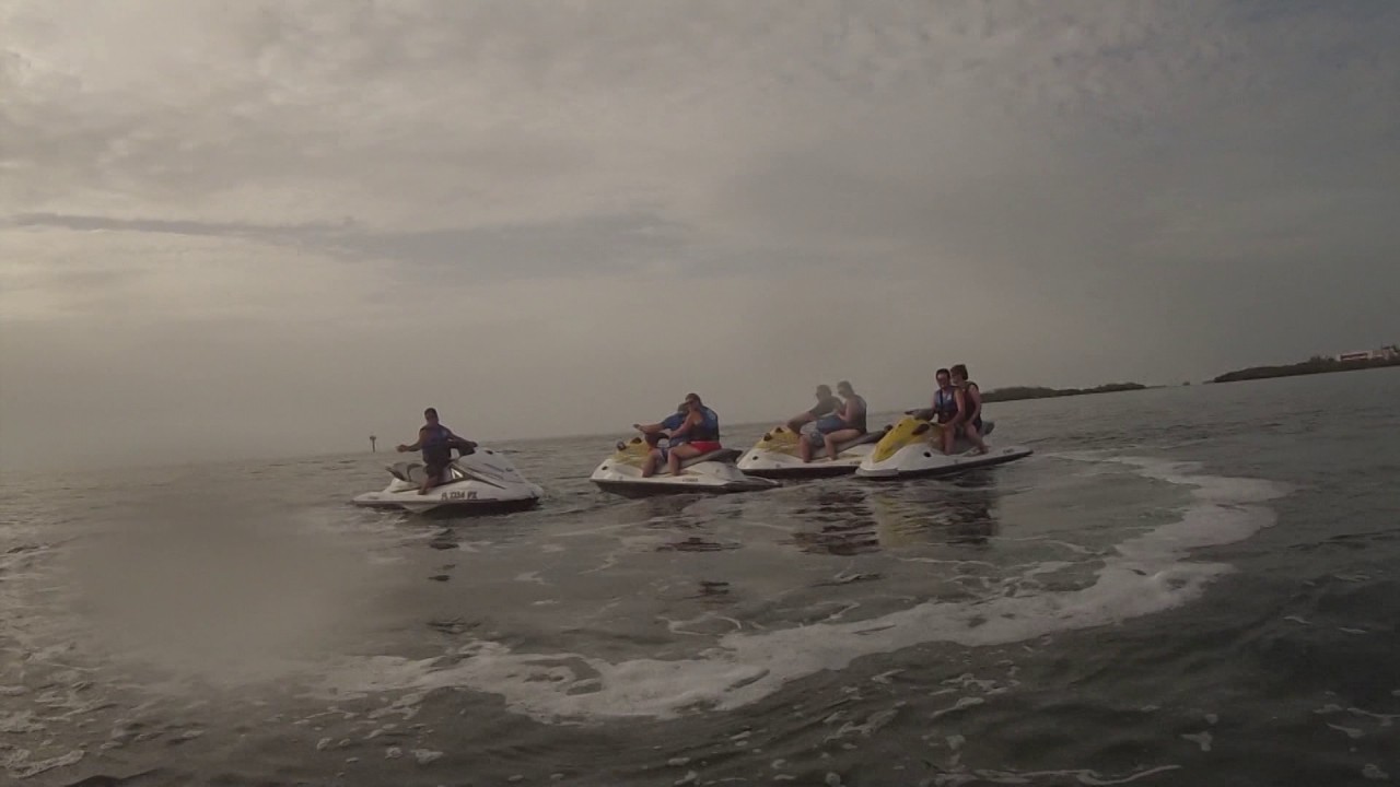 Jet Ski Tour around Key West - YouTube