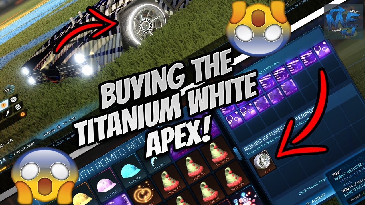 *OMG* BUYING THE TITANIUM WHITE APEX! ($1,600+) | Road To Titanium ...