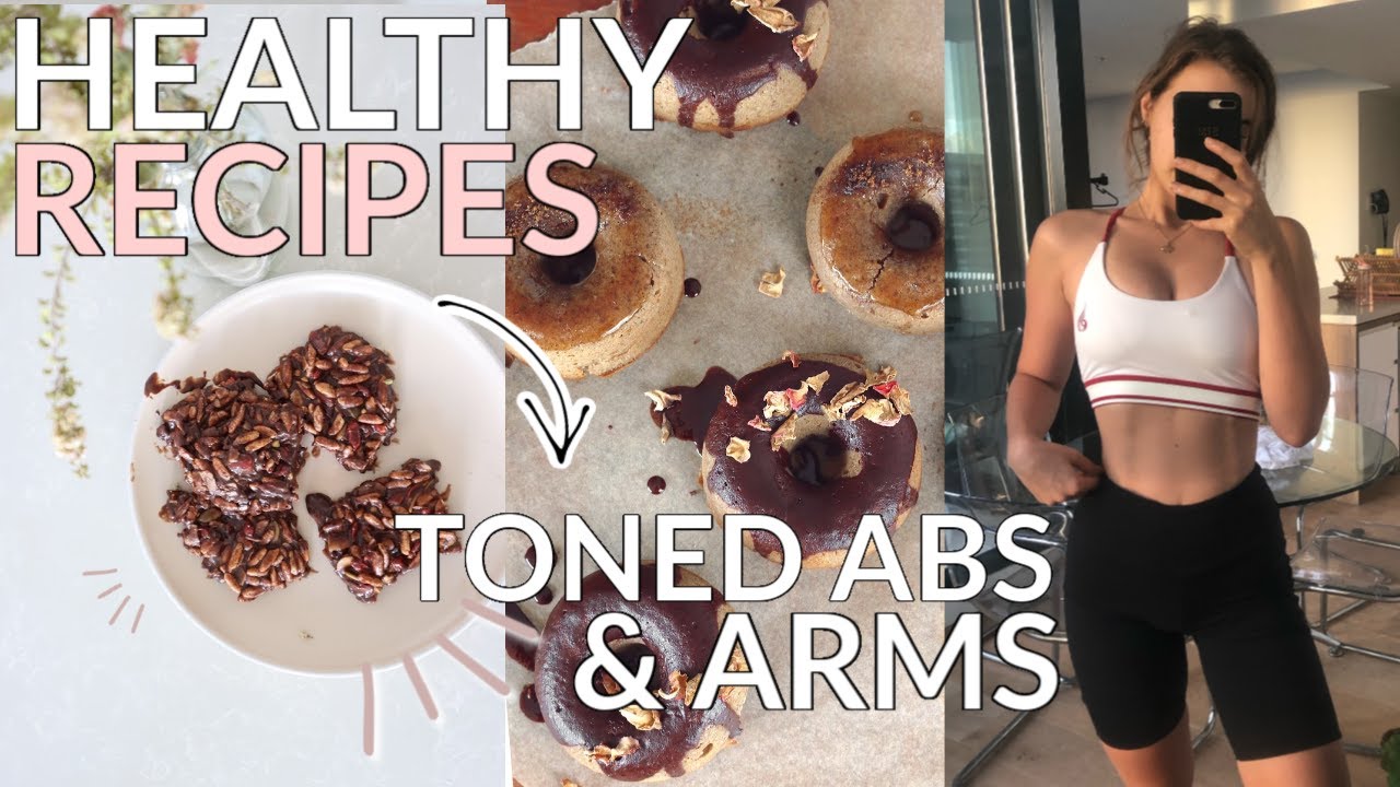 My ABS & ARMS Workout + Healthy ROCKY ROAD & DONUTS! - YouTube