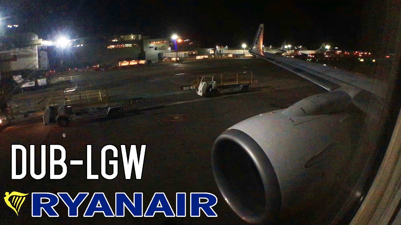 Ryanair Boeing B737-8AS Evening Arrival in London Gatwick - YouTube