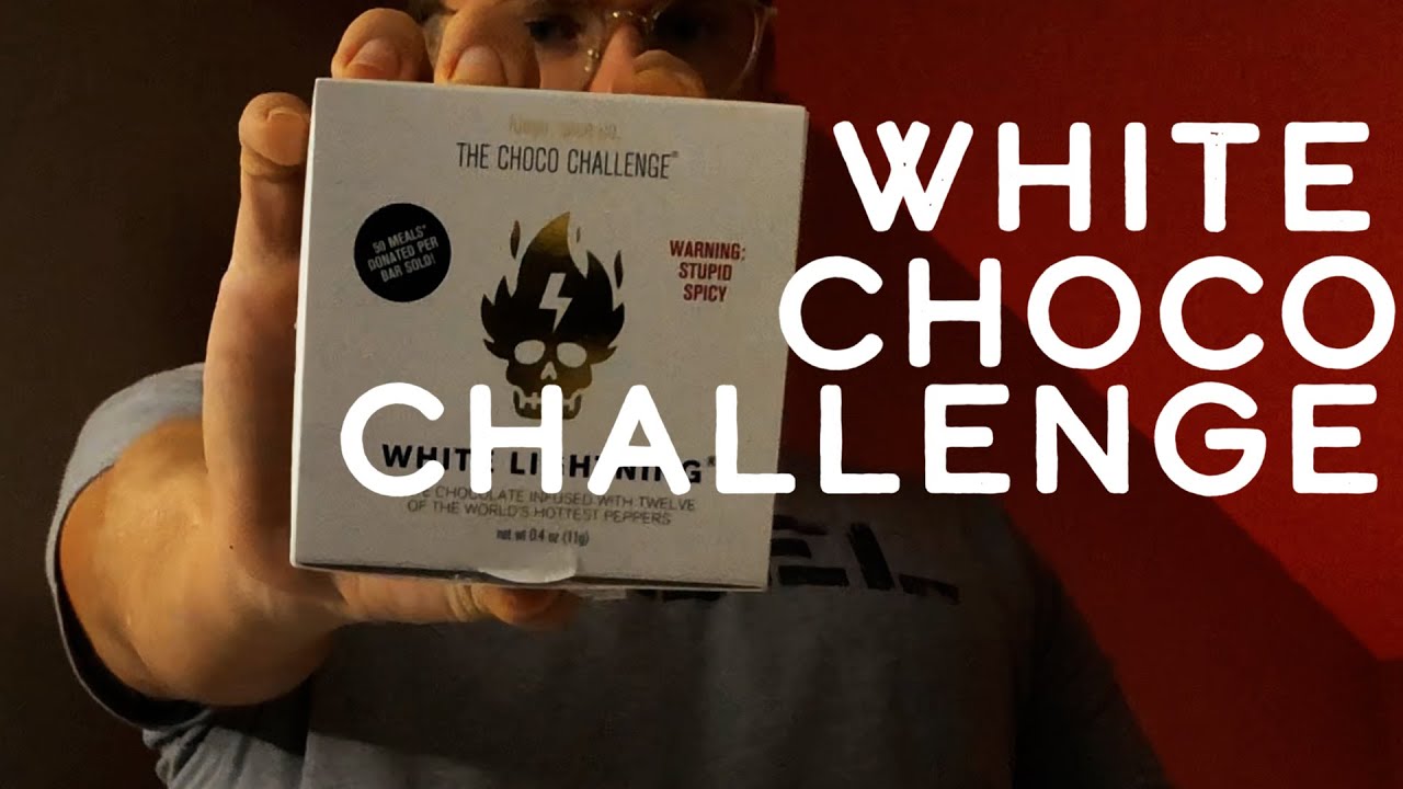 White Choco Challenge | Eating a Chocolate Bar Filled With the Worlds ...
