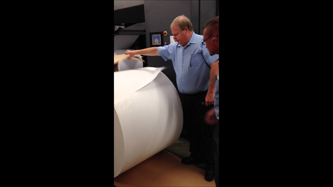 Slice 00200 Safety Cutter Removes Top Layer From Giant Paper Roll w/out ...